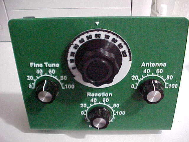 TYPE 19 TUBE LONGWAVE/AM/SHORTWAVE TWINPLEX REGEN RADIO (200khz to 21.5 ...