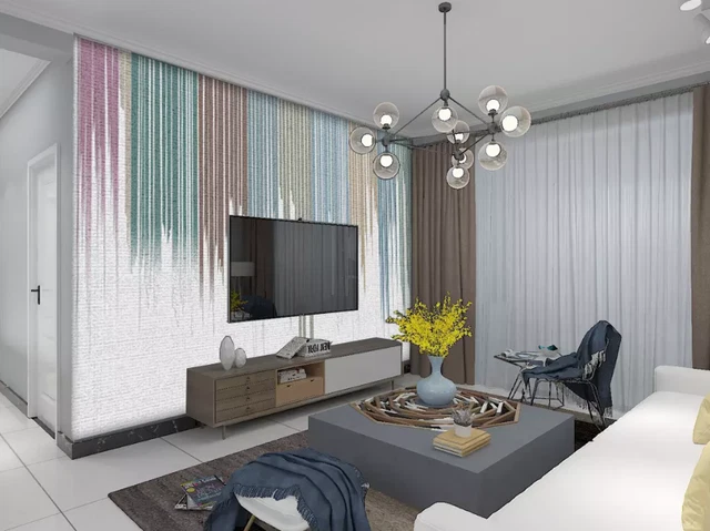 3D COLORED LINES 10551NA Wallpaper Wall Mural Removable Self-adhesive ...
