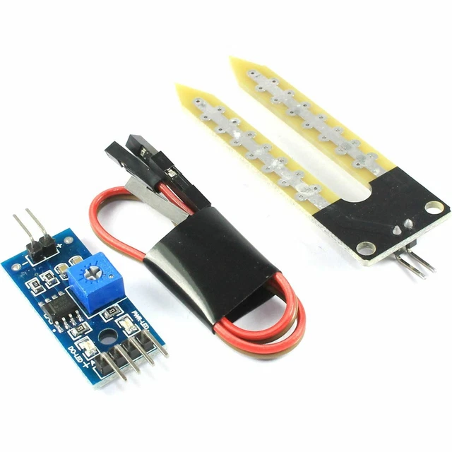 MOISTURE DETECTION SENSOR Module Soil Water Arduino Raspberry Pi Flux ...
