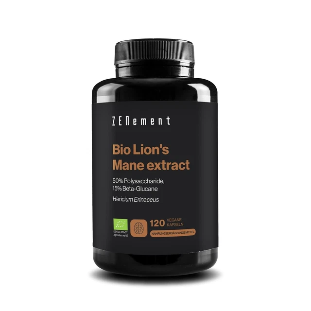 LÖWENMÄHNE EXTRAKT BIO 50% Polysaccharide und 15% BetaGlucane ...