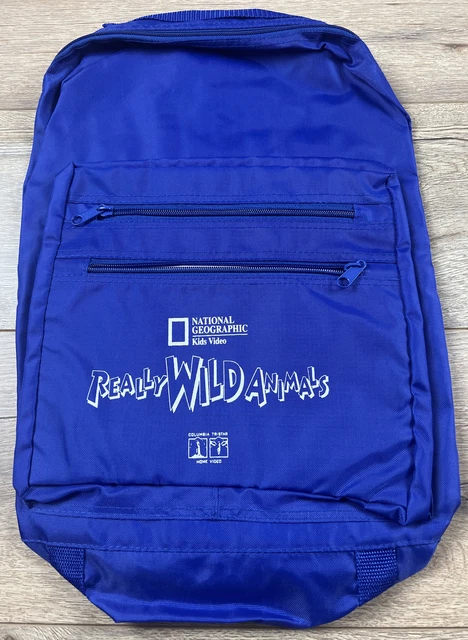 NATIONAL GEOGRAPHIC KIDS Video Really Wild Animals Backpack 90’s ...