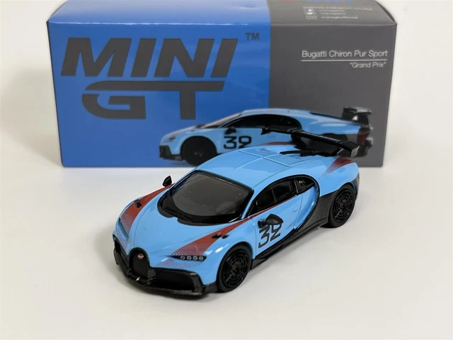BUGATTI CHIRON PUR Sport Grand Prix 1:64 Echelle Mini GT MGT00487L EUR ...