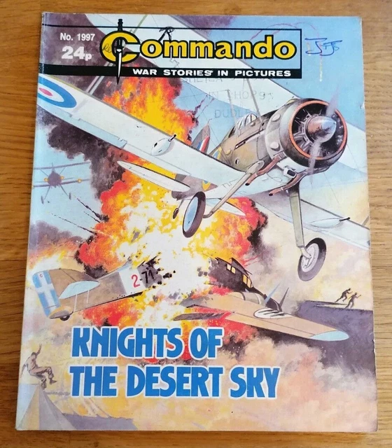 COMIC - CLASSIC Commando War Comic Issue No #3363 Knights Of The Desert Sky £2.50 - PicClick UK