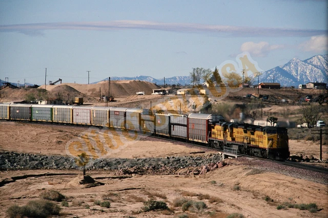 VTG 1991 TRAIN Slide 9378 UP Union Pacific Engine Frost CA X7P125 £6.80 ...
