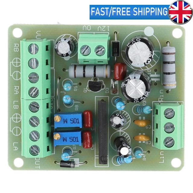 VU METER DRIVER Board VU Meter Driver PCB Board Stereo Module for DB VU ...