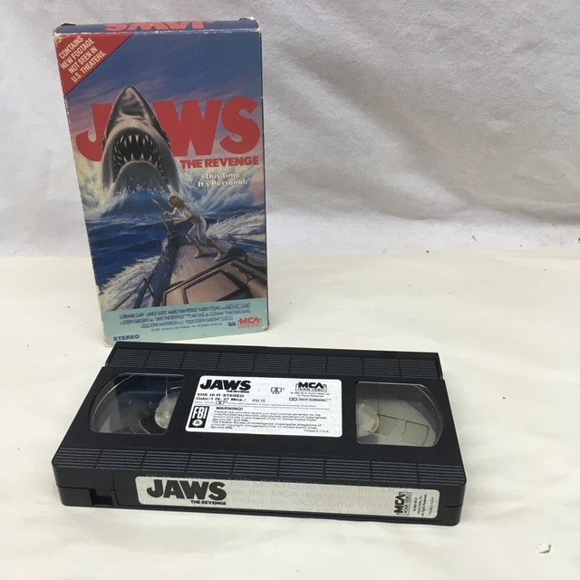 JAWS THE REVENGE VHS Video Tape 1987 MCA Classic Vintage Horror Rare £9 ...
