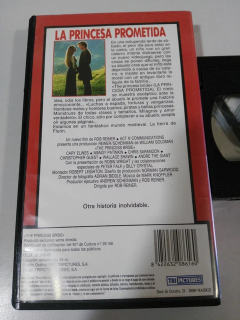 THE PRINCESS BRIDE VHS Tape Mark Knopfler Rob Reiner Spanish - 3T $58. ...