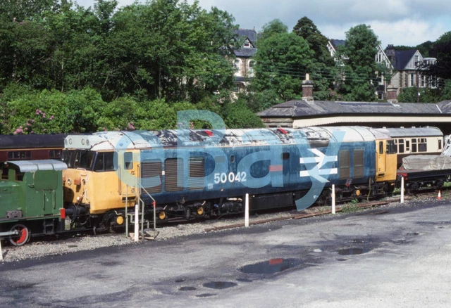 35MM RAILWAY SLIDE of Class 50 50042 May 1993 - Copyright to Buyer £4. ...