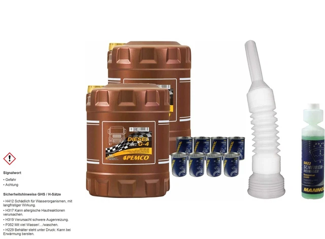 20L PEMCO DIESEL De G-4 Shpd 15W-40 huile moteur Api CI-4 / Poche Sl Acea A3/B4 EUR 120,20 ...