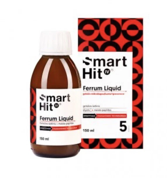 SMART HIT IV FERRUM LIQUID, melon flavor, 150 ml £18.99 - PicClick UK
