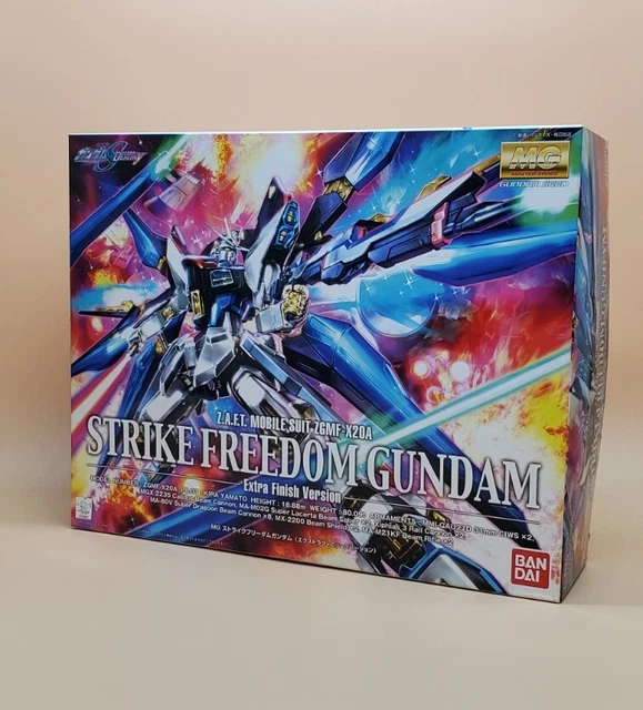 BANDAI MG 1/100 ZGMF-X20A Strike Freedom Gundam extra fini EUR 137,38 ...
