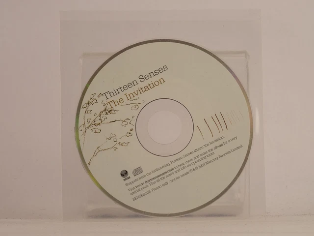 THIRTEEN SENSES THE INVITATION (3 INCH CD) (G6) 1 Track Promo CD Single ...