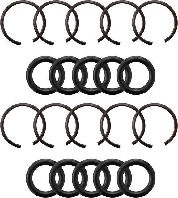 10 PACKS 1/2& Impact Wrench Socket Retainer Rings with O-Ring ...