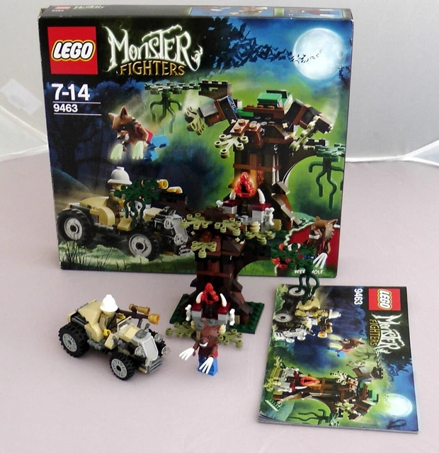 LEGO MONSTER FIGHTERS 9463 The Werewolf Complete 2 Mini Figures ...