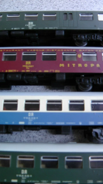 PIKO REICHSBAHN KLASSIKER Reko Wagen DR Mitropa-Konvolut DDR-Modell ...