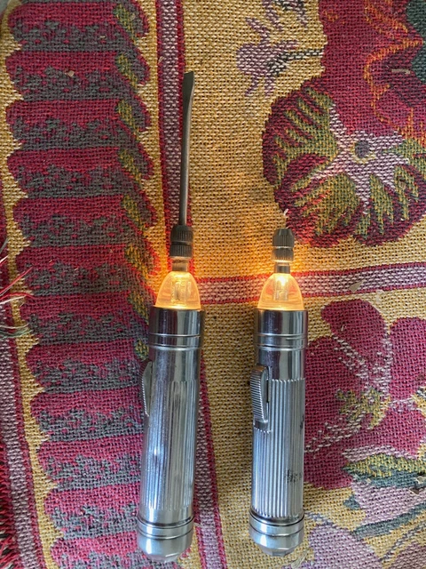 2 VINTAGE PILOT & Pifco 'Chromed Torch and Screwdriver Bit In One ...