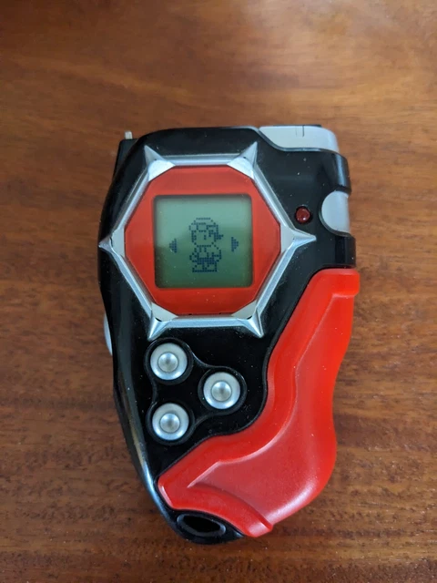 RARE BANDAI DIGIMON Digivice D-Tector D-Scanner Black & Red Version 1 ...