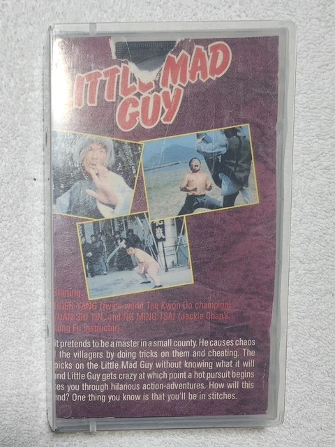 LITTLE MAD GUY VHS Tape Starring Tiger Wang Kung Fu Classic HTF OOP ...