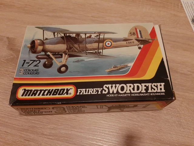 MODELLBAUSATZ VON 1992 * Fairey Swordfish * 1:72 * Matchbox EUR 21,99 ...