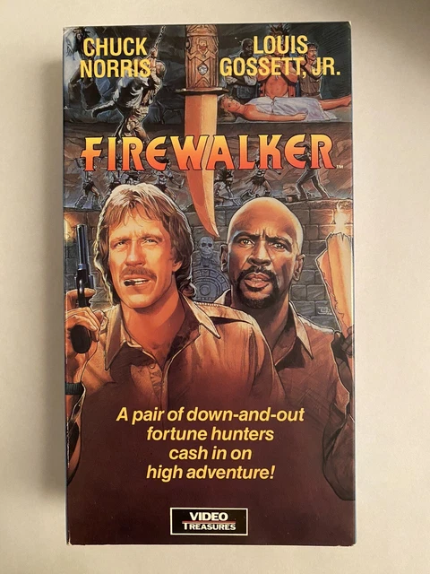 CHUCK NORRIS - Firewalker VHS, 1986 Louis Gossett Jr. $15.00 - PicClick CA