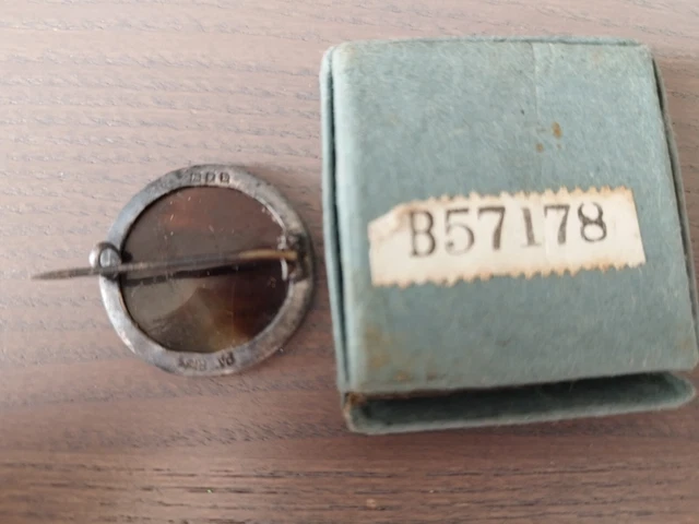 RARE WW1 SWEETHEART Pin Badge London Rifle Brigade-hallmarked silver ...