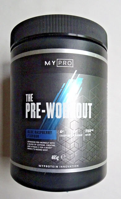 MYPRO THE PRE-WORKOUT - Blue Raspberry Flavour - 465g - BBE 08/25 £19. ...