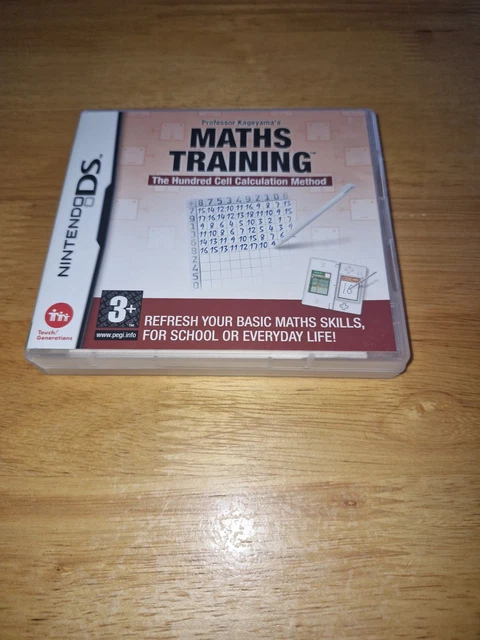 PROFESSOR KAGEYAMA'S MATHS Training Nintendo DS complete with ...