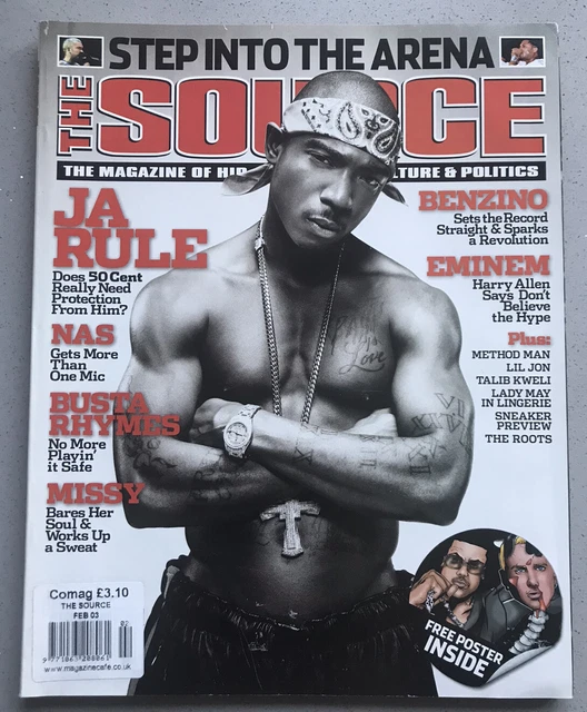 THE SOURCE MAGAZINE #161 Ja Rule Cover, Nas, Busta Rhymes, Missy & More ...