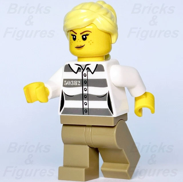 LEGO® CITY POLICE Jail Prisoner 50382 Minifigure Town Police 60315 ...