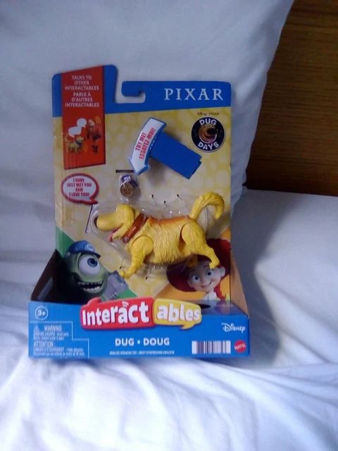 DISNEY PIXAR DOUG Dug Interactables Talking Action Figure Toy Up Movie ...