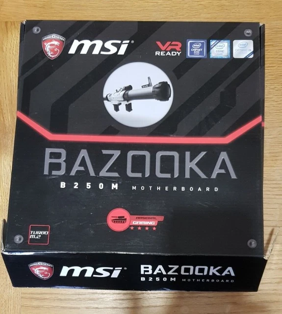 MSI BAZOOKA B250M LGA1151 with 7th Gen i3-7100 Win 10 Pro - works but with issue £57.92 ...
