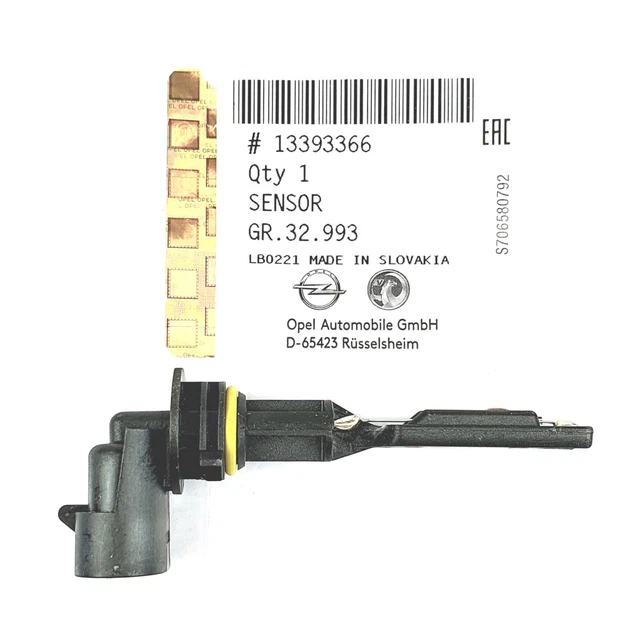 ORIGINAL OPEL SENSOR Ausgleichsbehälter Astra J, Zafira C, Cascada ...