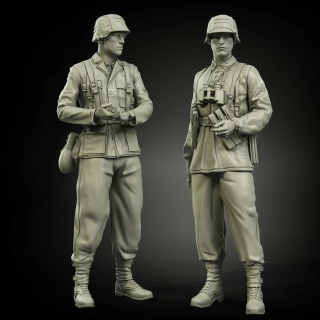 1/35 SCALE RESIN model kit WW2 Waffen-SS Normandy set EUR 28,81 ...