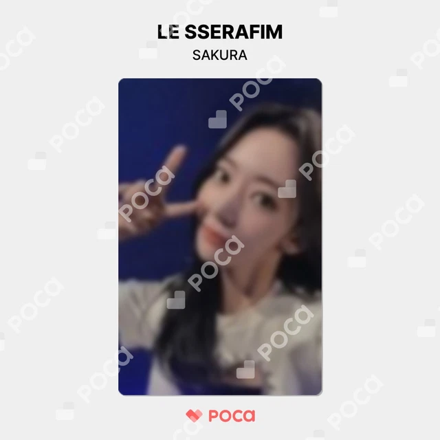 [LE SSERAFIM SAKURA] FEARLESS Benefit Photocard EUR 13,20 - PicClick FR