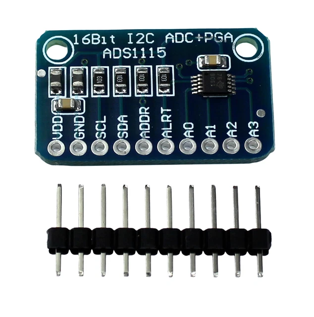 ADS1115 16-BIT ADC 4-Channel Analog Digital Module I2C Communication $4 ...