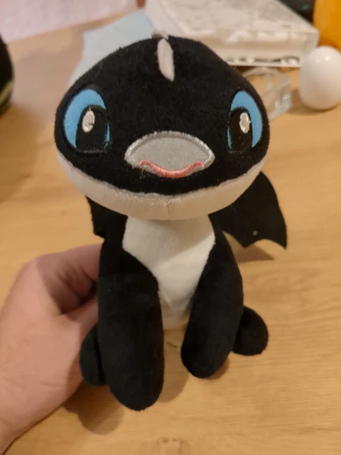 HOW TO TRAIN Your Dragon Toothless Baby Dragon Blue Eyes Plush Toy Posh ...