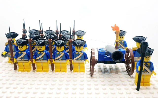 PIRATES SWEDISH LINE Infantry Battalion Soldiers made with real LEGO ...