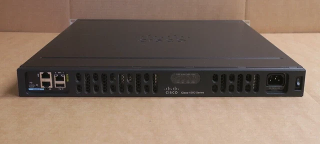 CISCO ISR 4331 4300 Series Integrated Services Router ISR4331/K9 + NIM ...