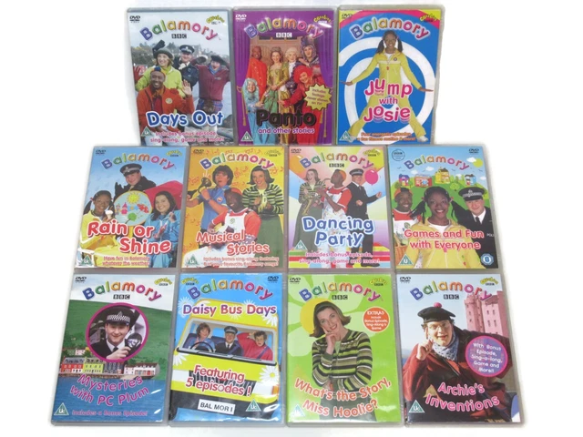 BALAMORY DVD BUNDLE Collection X 11 Cbeebies Children's Kids Show Rain ...