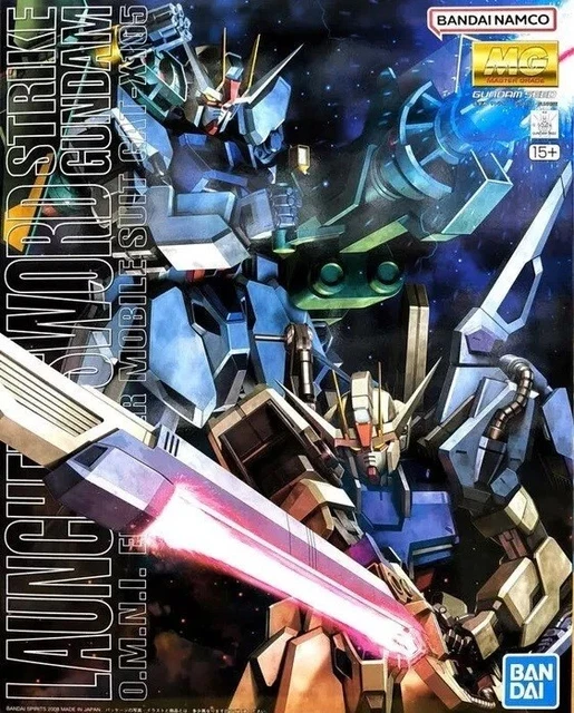 MG GUNDAM LAUNCHER/SWORD Strike GAT-X105 1/100 Master Grade Bandai ...