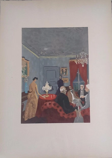 GRAVURE ORIGINALE DE Roger Morel sur un texte de Marcel Proust, juillet ...