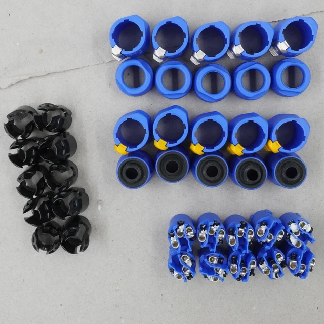 NEUTRIK NAC3FCA POWERCON Connector Qty 10 Power In Female Blue 3 ...