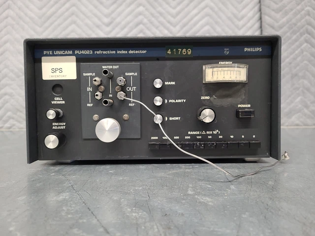 LABORATORIO DETECTOR DE índice de refracción Philips PYE Unicam PU4023 ...