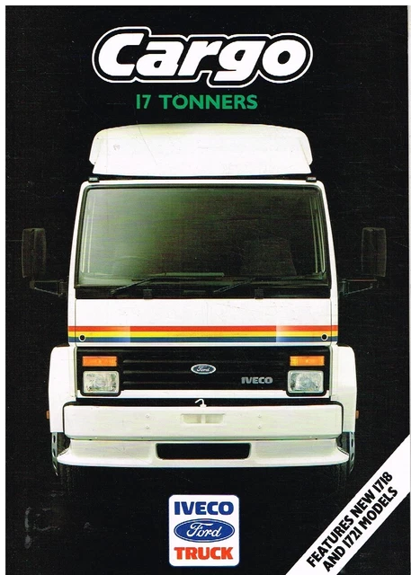 FORD CARGO MK1 RIGID TRUCK & TRACTOR UNIT ORIGINAL 1981 FACTORY SALES ...