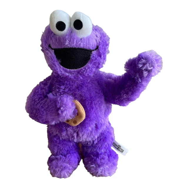 SESAME STREET COOKIE Monster Plush Soft Toy Rare Purple Variant Elmo ...