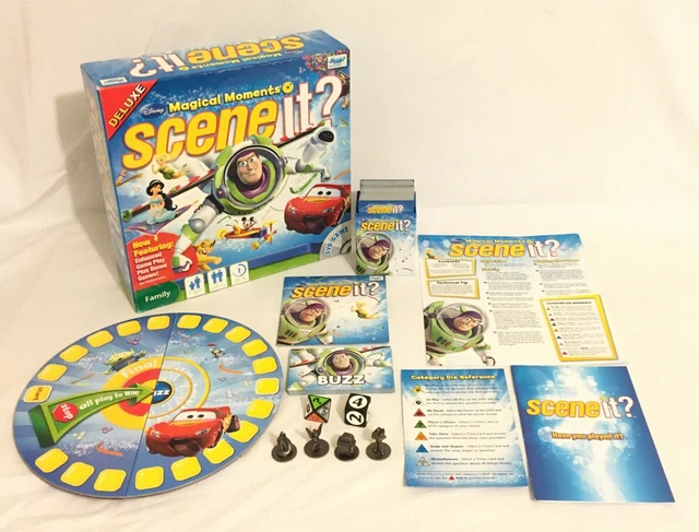 SCENE IT? DISNEY Magical Moments Board Game 2010 Screen Life 100% ...