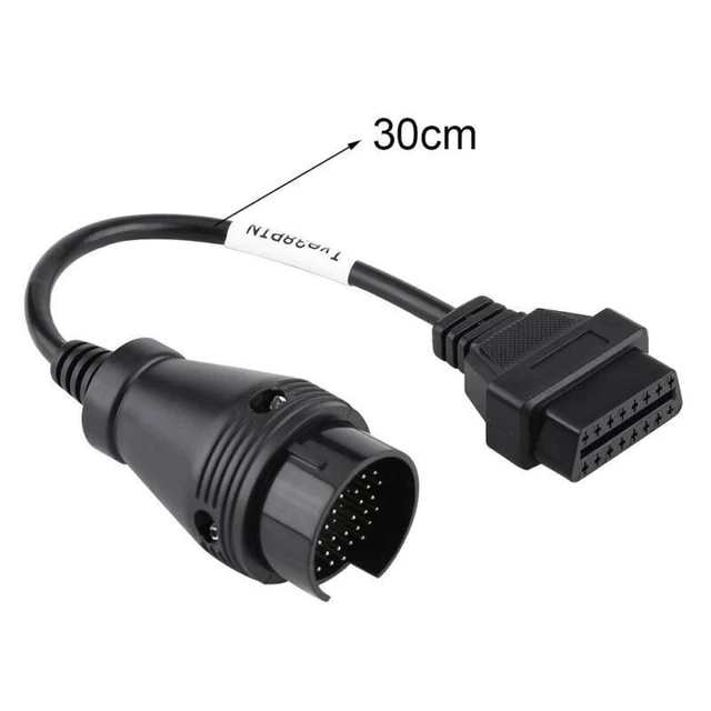 FOR TRUCK DIAGNOSTIC Cable Adapter Connector OBD2 16 Pin to 38 Pin ...