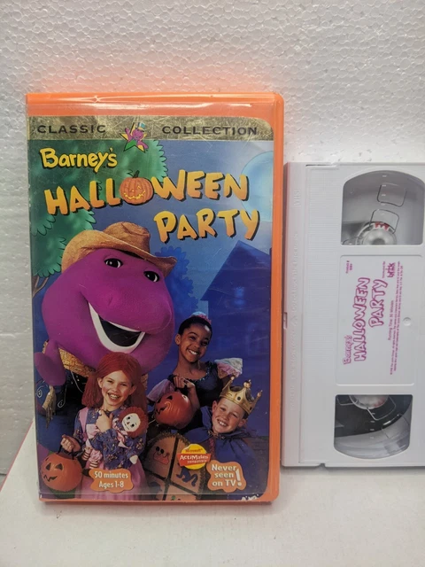 VHS BARNEY - Barneys Halloween Party (VHS, 1998, Orange Case) EUR 10,38 ...