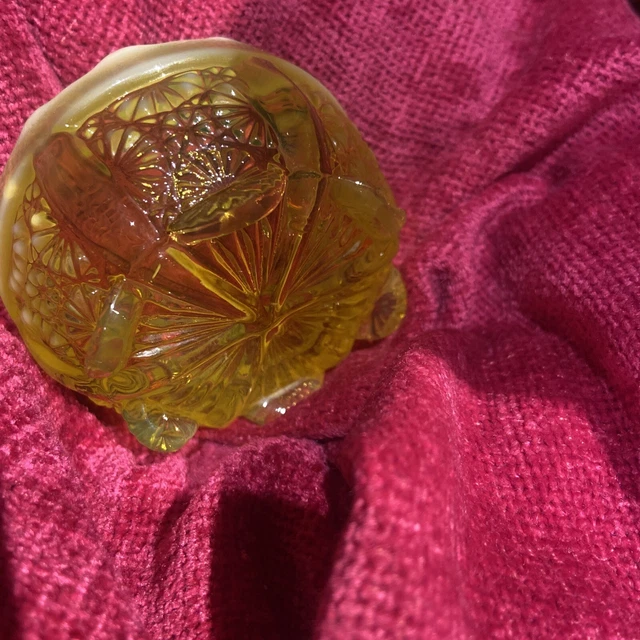 ANTIQUE VICTORIAN DAVIDSON Primrose Pearline Uranium Glass Lady ...