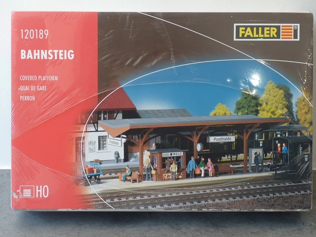 FALLER 120189 HO Quai De Gare Couvert N° 2 EUR 26,99 - PicClick FR